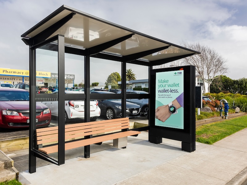 oOh!media NZ expands Street Furniture network - stoppress.co.nz