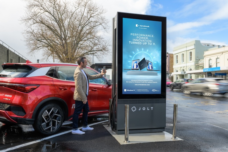 JOLT launches new EV charging and DOOH site in Ponsonby - stoppress.co.nz